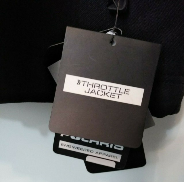 286771403 Polaris Snowmobile Mens Throttle Jacket Black Gray Medium ...
