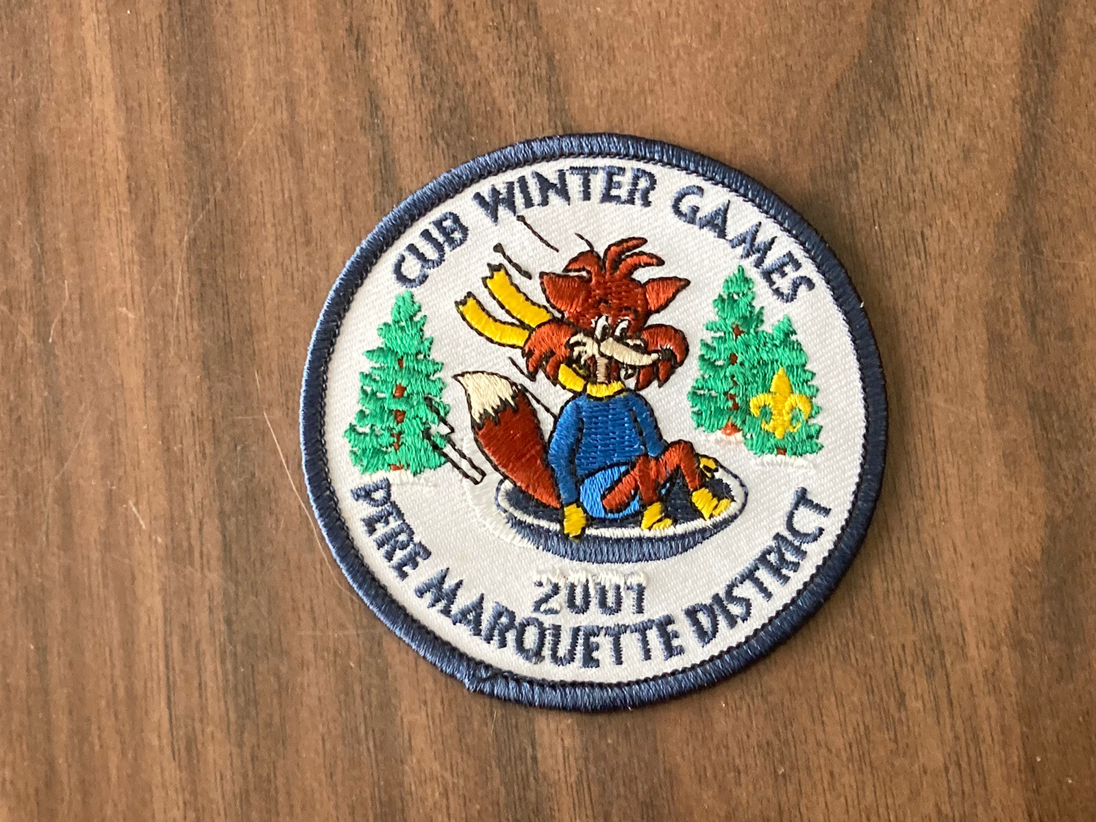 Cub scouts winter games pere marquette district patch | eBay