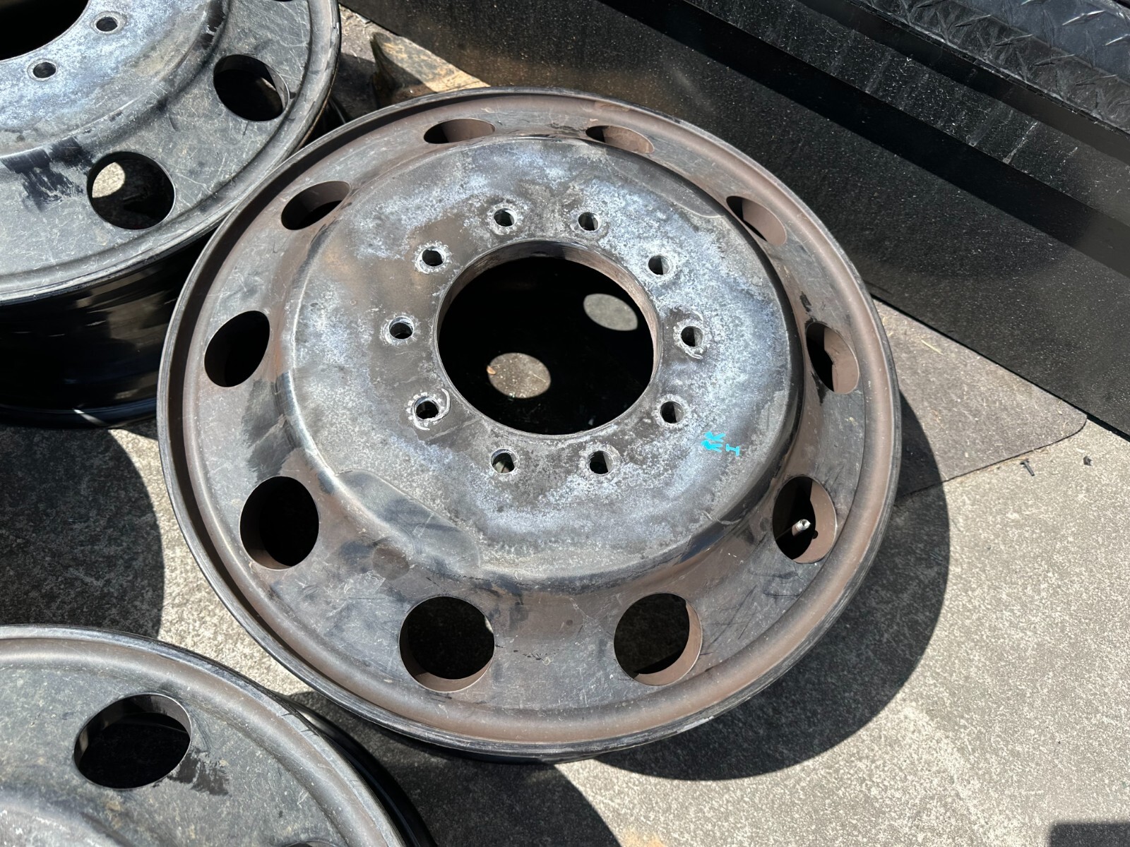 FORD F450 F550 RAM 4500 5500 (6) ALUMINUM WHEELS RIMS 10X225 10 LUG 22 ...