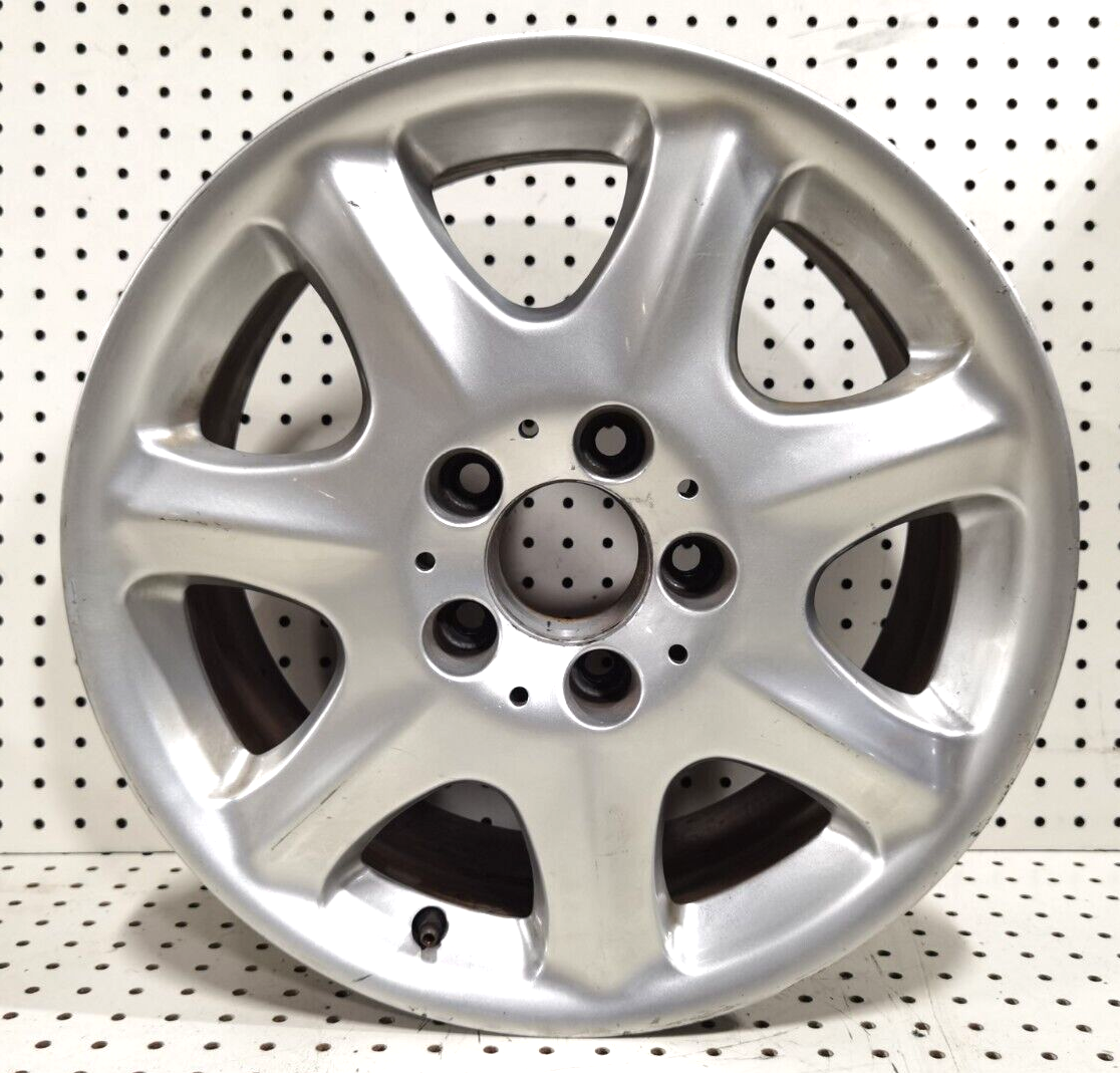 2000-2002 MERCEDES S500 S430 16: ALLOY WHEEL 7 SPOKE 16X7-1/2 ALUMINUM ...