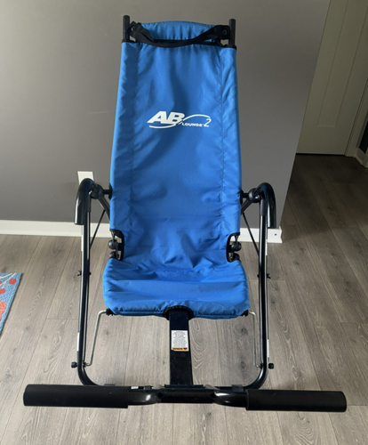 AB Lounge 2 Exercise Chair Abdominal Workout Lounger Blue | eBay