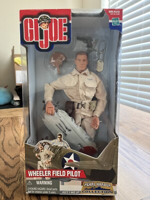 2000 GI Joe WHEELER FIELD PILOT 12" Figure Pearl Harbor Collection ...