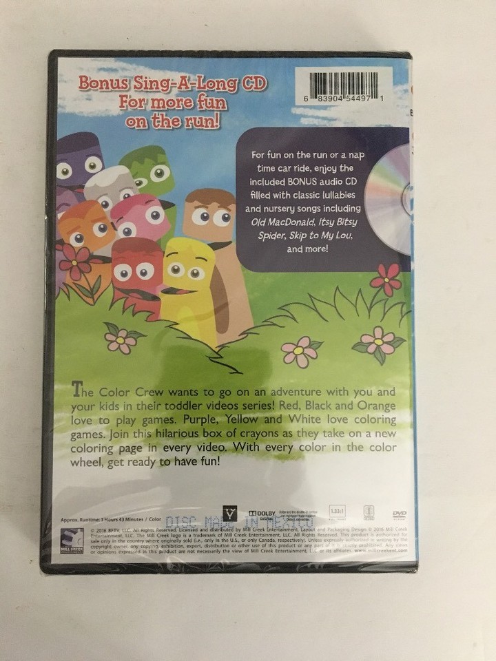 Babyfirst: Color Crew Shades Of Fun DVD RARE VINTAGE COLLECTIBLE-SHIP N ...