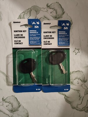 2 pk Arnold Corp. IK-100 Universal Ignition Keys -UNIVERSAL IGNITION ...