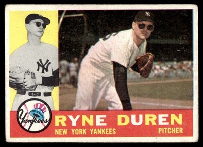 1960 Topps Ryne Duren New York Yankees #204 | eBay