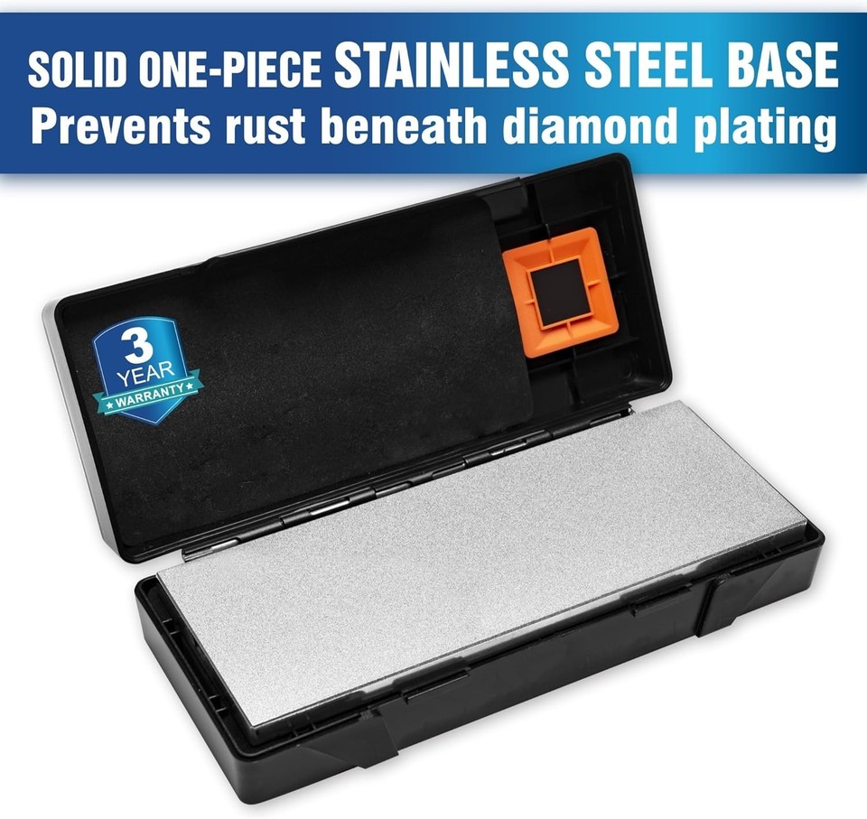SHARPAL 162N Double-Sided Diamond Sharpening Stone Whetstone Knife ...
