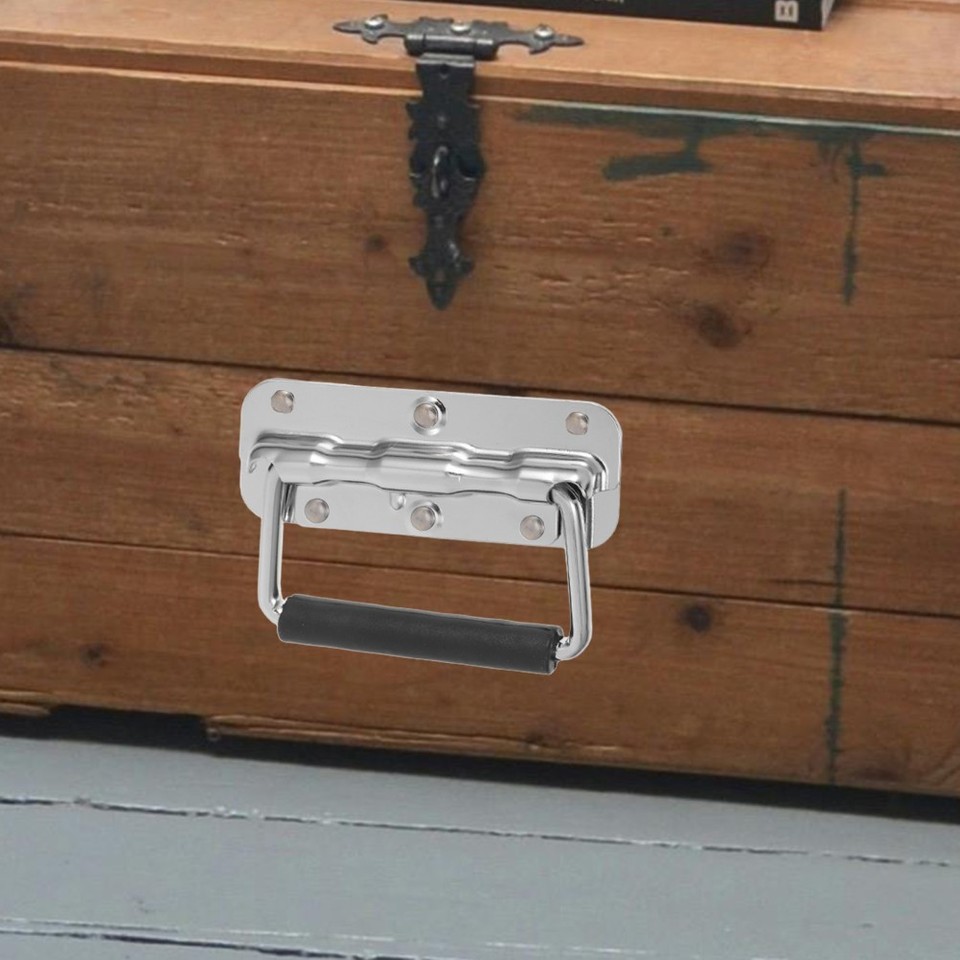 Spring Loaded Case Handle Stainless Steel Chest Handle Surface Mounted ...