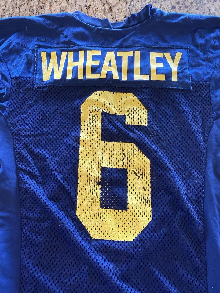 💥1994 Tyrone Wheatley Michigan Game Worn/Used Jersey | “Miracle at ...