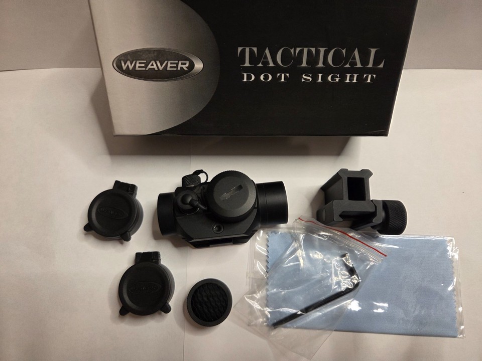 Weaver Tactical Dot Sight Rapid Fire Red Dot Riser Block Night Vision ...