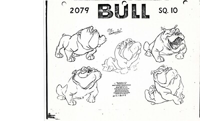 LADY and the TRAMP 2 Disney Production Model Copy from Original Movie ...