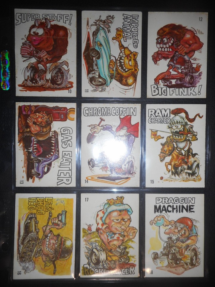 1969 ORIGINAL ODD RODS COMPLETE(44) STICKER SET DONRUSS | eBay