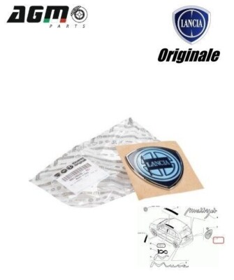 Rear Original Blue Logo Emblem Lancia Musa Ypsilon 51705333 | eBay UK