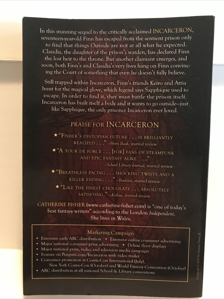 Sapphique by Catherine Fisher (2010 Paperback) 9780803733978 | eBay