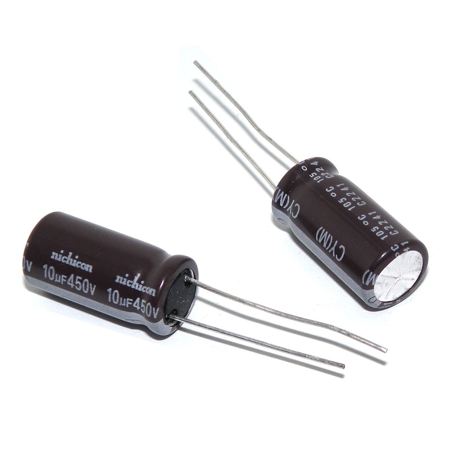 10x 450V10UF Nichicon Electrolytic Capacitors 10mfd 450V 10x20 mm | eBay