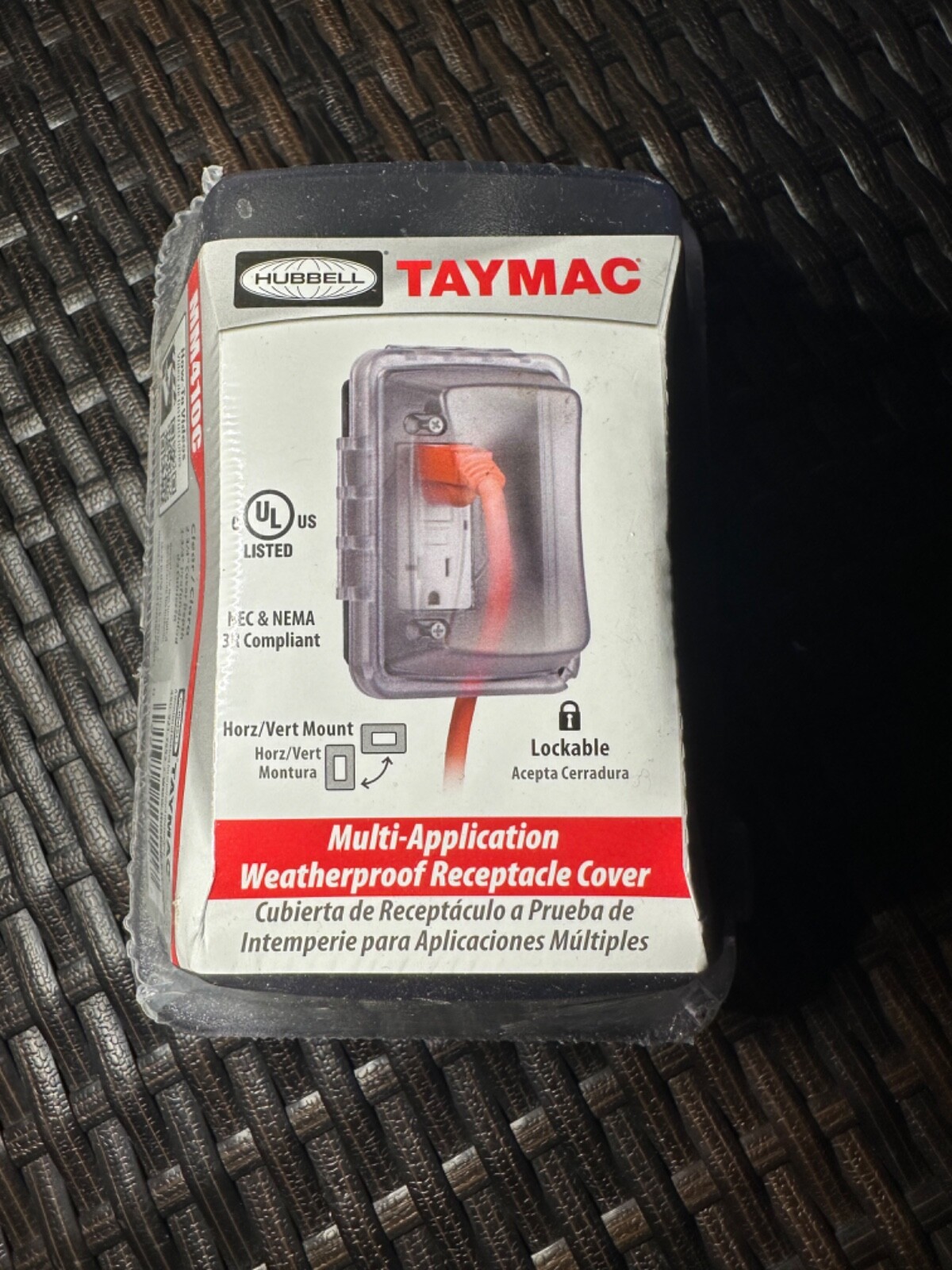TayMac MM410C Single Horizontal/Vertical Mount Outlet Cover - Clear | eBay