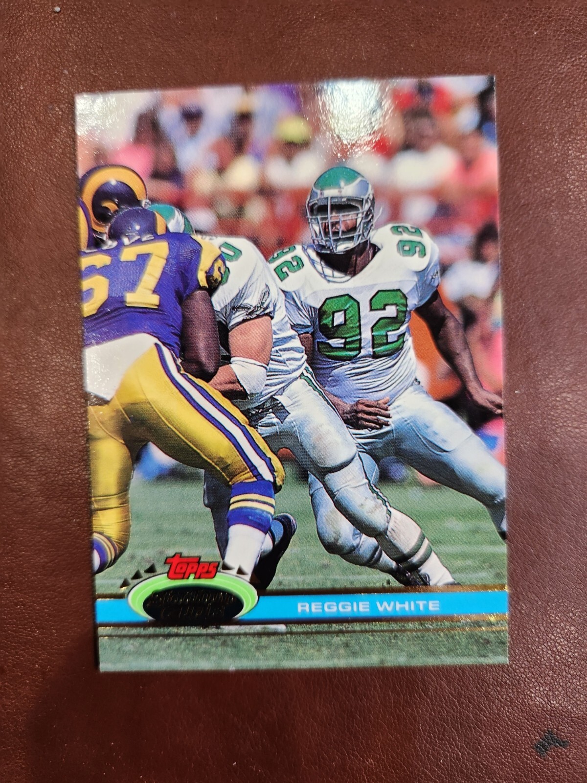 1991 Stadium Club Football Card #74 Reggie White | eBay
