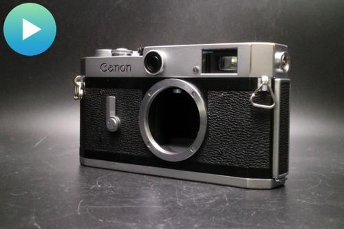 🎦VIDEO [Near MINT] Canon P Populaire Rangefinder 35mm Film Camera Body ...