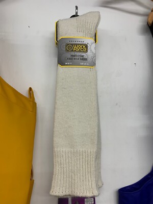 FISHERMANS MEN'S OR WOMEN'S THERMAL SEABOOT SOCKS WORKFORCE BEIGE free ...