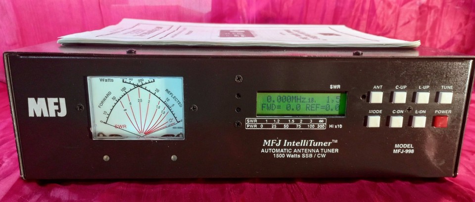 MFJ 998 Intelli Tuner Automatic Antenna Tuner 1500 Watts SSB /CW | eBay