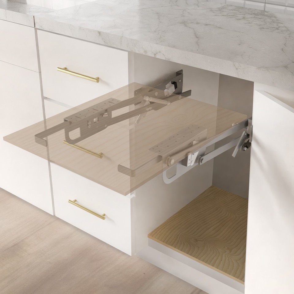 Life Finds Spring Loaded Kitchen Appliance Lifting Brackets | eBay