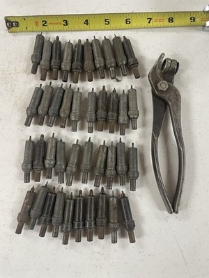 Cleco Wedgelock Aircraft Sheet Metal Pliers with 40 Fasteners | eBay