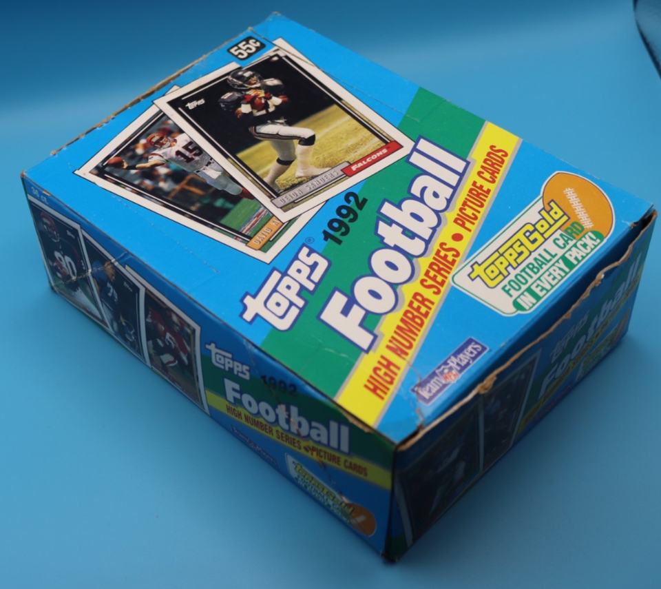 1992 Topps Football high series Box with 31 packs | eBay
