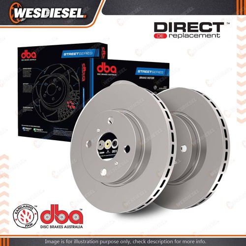 2Pcs DBA Street Series OE Level Performance Front Disc Brake Rotors ...