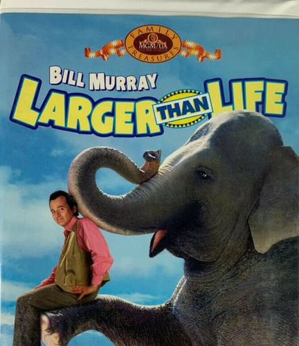 Larger Than Life Bill Murray (VHS, Clamshell, 1996) Vintage | eBay