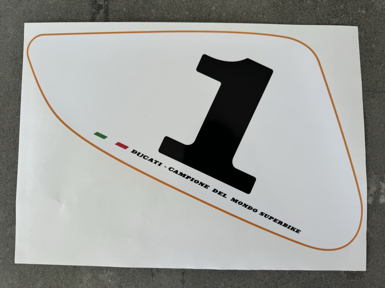 Ducati 1995 750ss (Super Lite) Rear Crowl Decals / Raceplates | eBay