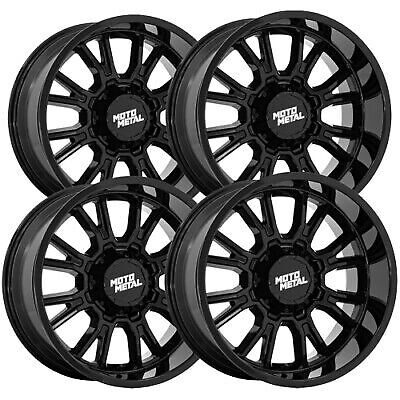 (Set-4) Moto Metal MO810 Legacy 18x9 8x170 +1mm Gloss Black Wheels Rims ...