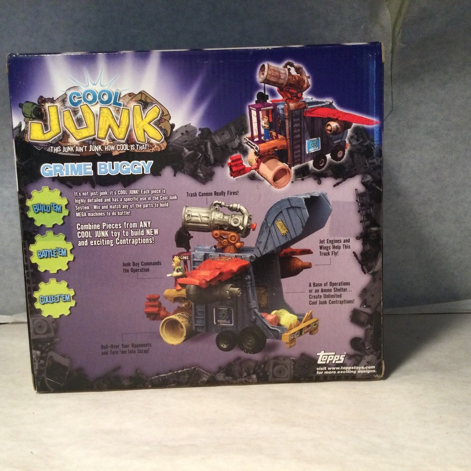 Topps Cool Junk Grime Buggy Action Figure Garbage Truck Junk Boy Pilot ...