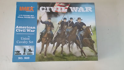 Military IMEX MODELS 1/72 Union Cavalry Civil War Figure Set IMX503 ...