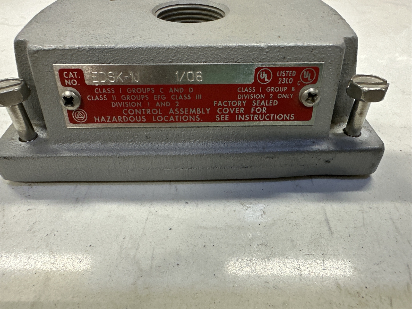 Appleton EDSK-1J Control Assembly Cover Device Outlet Box Hazardous ...