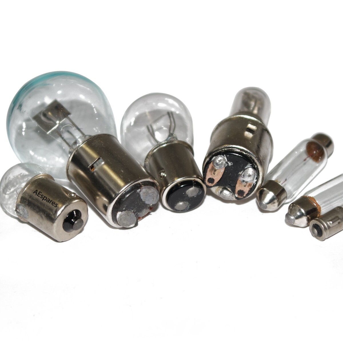 7x Lambretta Vespa 12v Bulb Kit Headlight Halogen Rear Light Speedo ...