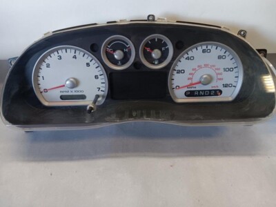 2008-2009 Ford Ranger Speedometer Cluster White faced Gauges ID 7L54 ...