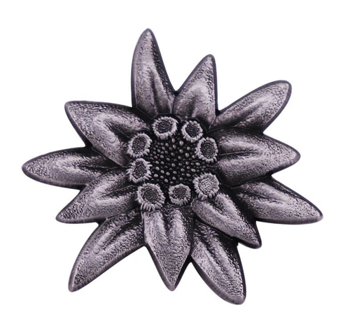 German World War 2 WW2 Mountain Troops Edelweiss Wehrmacht Hat Pin ...