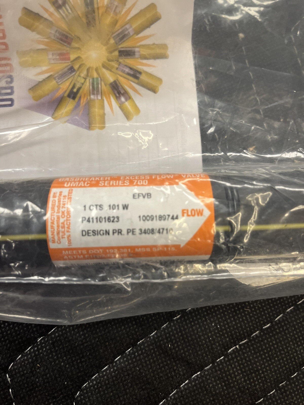 Hubbell Umac Gas Breaker EFVB Excess Flow Valve DR-11 3/4" IPS | eBay