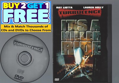 Turbulence (DVD, 1997) Ray Liotta Lauren Holly Action Disc & Cover Art ...