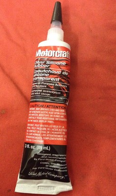 Motorcraft Clear Silicone Rubber TA-32 Ford General Purpose Acetoxy RTV ...