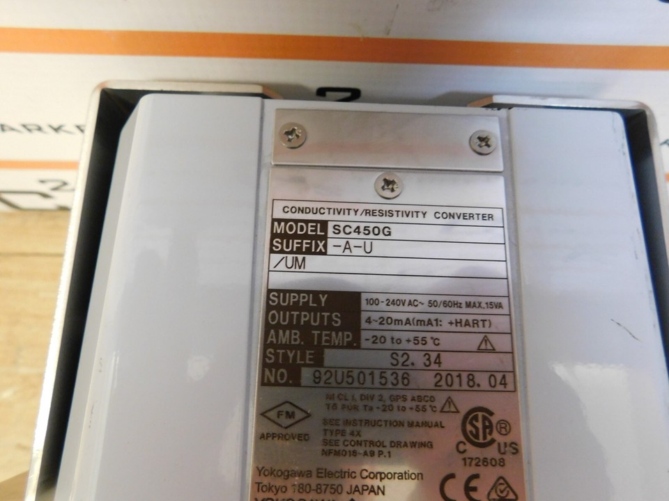 Yokogawa EXAxt450 SC450G -A-U /UM Converter used CSQ | eBay