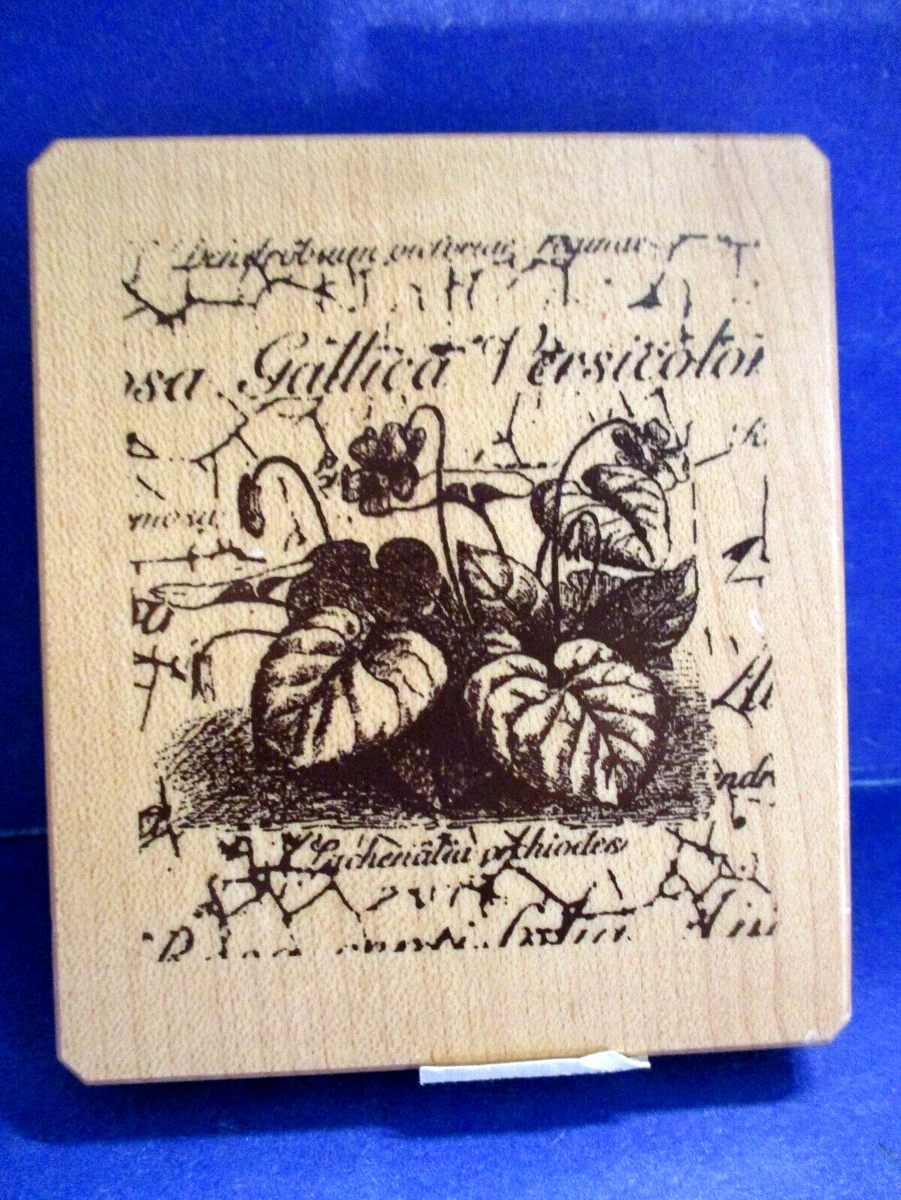 French Script Rubber Stamp