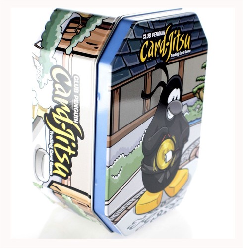 Club Penguin Card Jitsu Trading Cards Collectors Tin Disney Series 1 ...