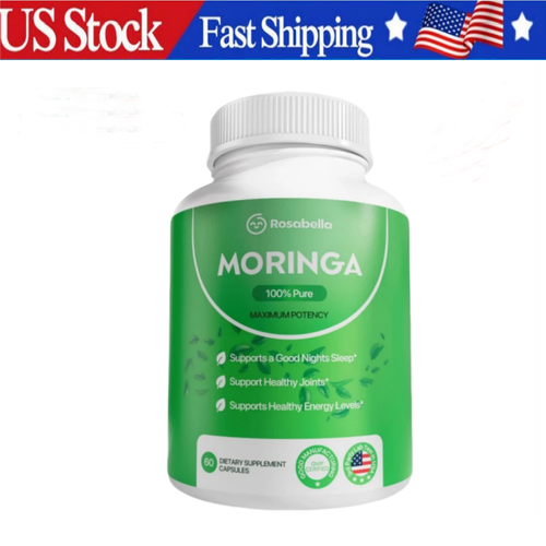 Rosabella Moringa Capsules for Immune Support & Gut Health US Fast Free ...