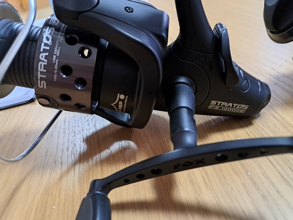 Fox Stratos FS 10000E Carp Reel Baitrunner Reels | eBay UK