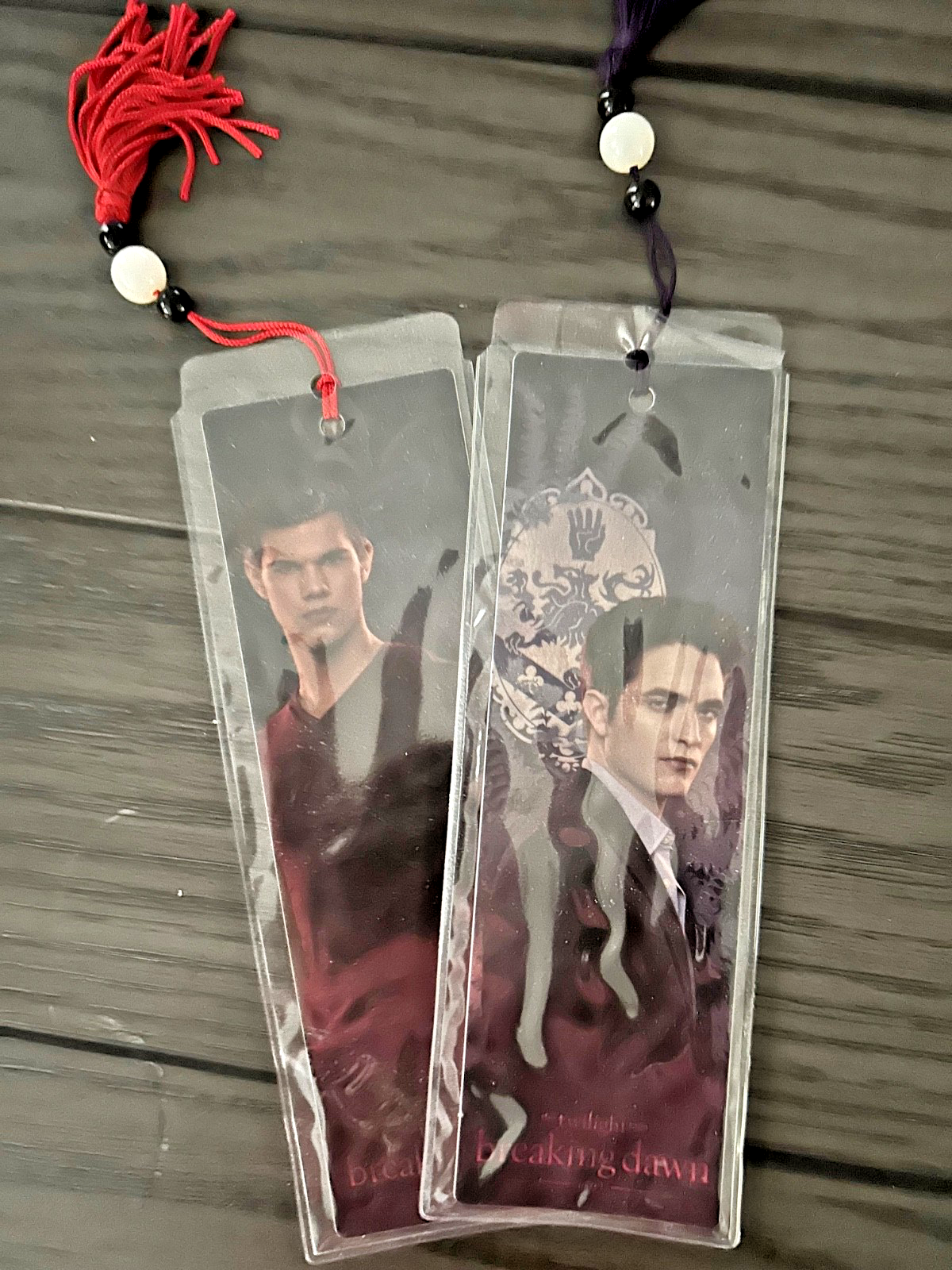 Twilight Saga - Breaking Dawn Part 1 - Edward and Jacob Bookmarks | eBay