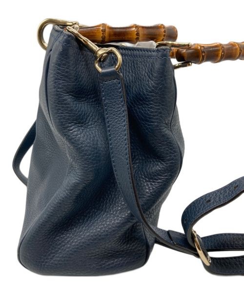 GUCCI Bamboo 336032 2Way Shoulder Handbag Black Leather Purse Vintage Bag | eBay