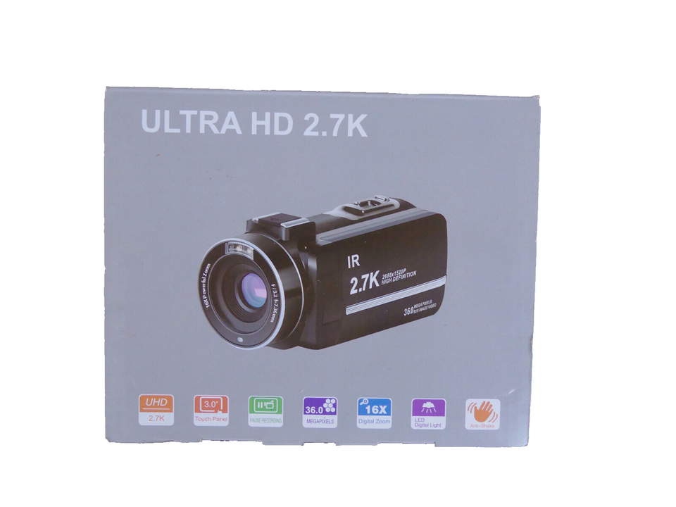 BETTER LIFE ULTRA HIGH DEFINITION 2.7K VIDEO CAMERA | eBay