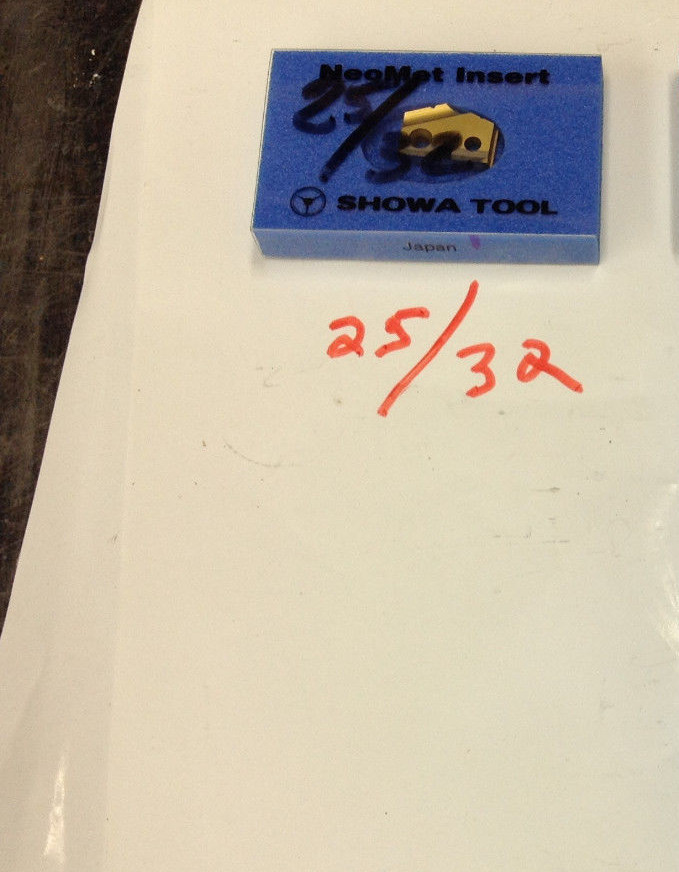 1-Piece Showa 25/32" Neomet Insert Cutter. NEW IN BOX w3shelf in bag | eBay