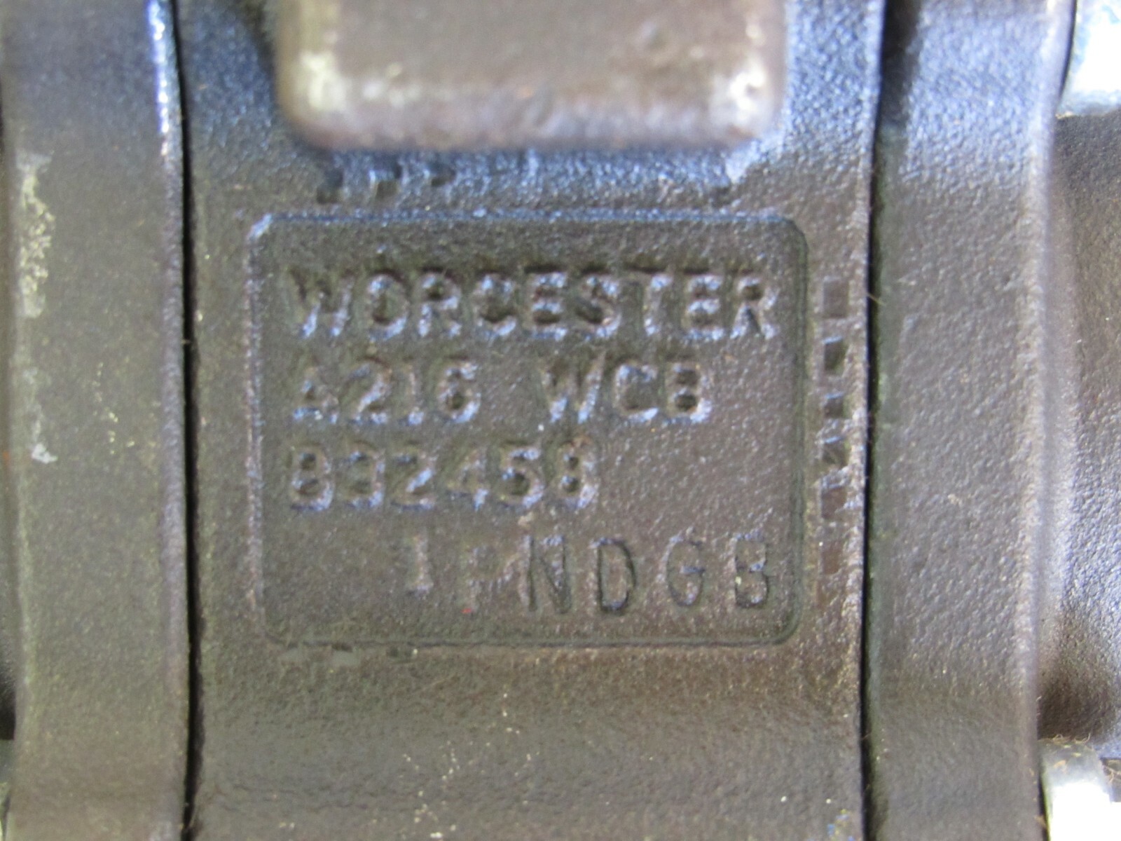 FLOWSERVE WORCESTER BALL VALVE A216 WCB 832458 1D444466PMSE BODY CS ...