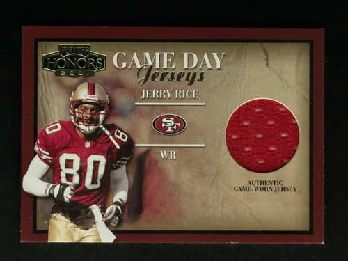 2001 Playoff Honors - Game Day Jerseys #GD-38 Jerry Rice (MEM) for sale ...